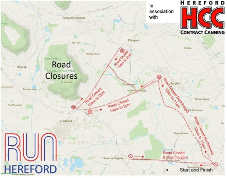St Michael’s Hospice Road Closures – Credenhill Parish Council